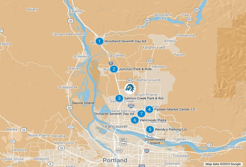 BUS ROUTE SCHEDULE Meadow Glade Adventist Elementary School BUS ROUTE SCHEDULE Meadow Glade Adventist Elementary School